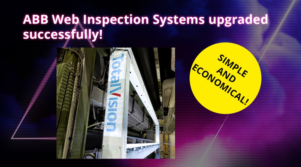 ABB Web Inspection Systems upgraded successfully!